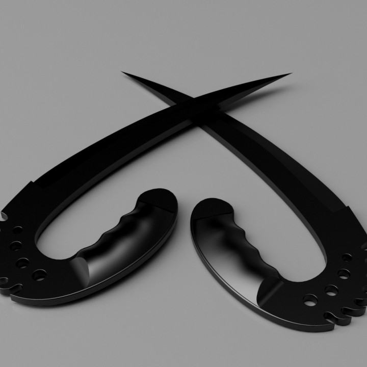 3D Printable Sabre Claws by Fr3D @ The3DPrinting