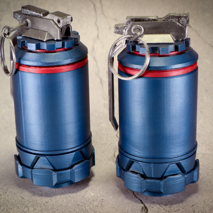 3D Printable Prop Grenades Bundle by Fr3D @ The3DPrinting