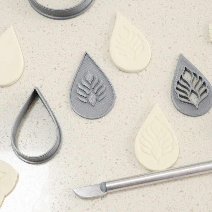 3D Printable Polymer Clay Cutter Set by Ashley Dillon Toth