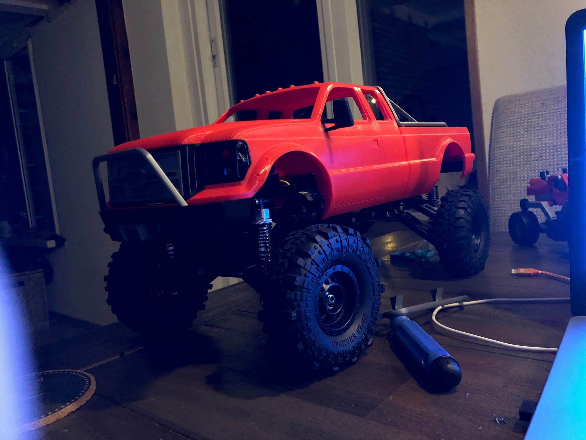 3D Printable MyRCCar Typical Pickup 2. 1/10 Multi-Wheelbase and Multi ...