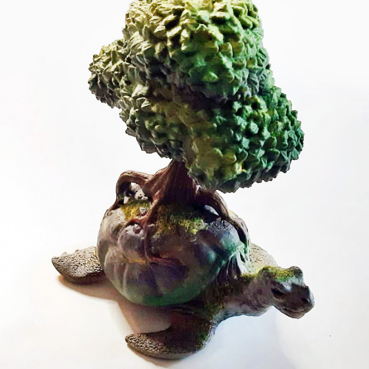 3D Printable Aspidochelone by Jacob Olsson - Roleplaying & Miniatures