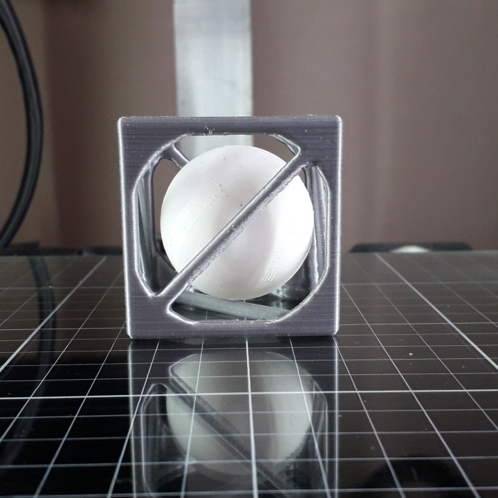 3D Printable Ball in cage by Chris Gaze