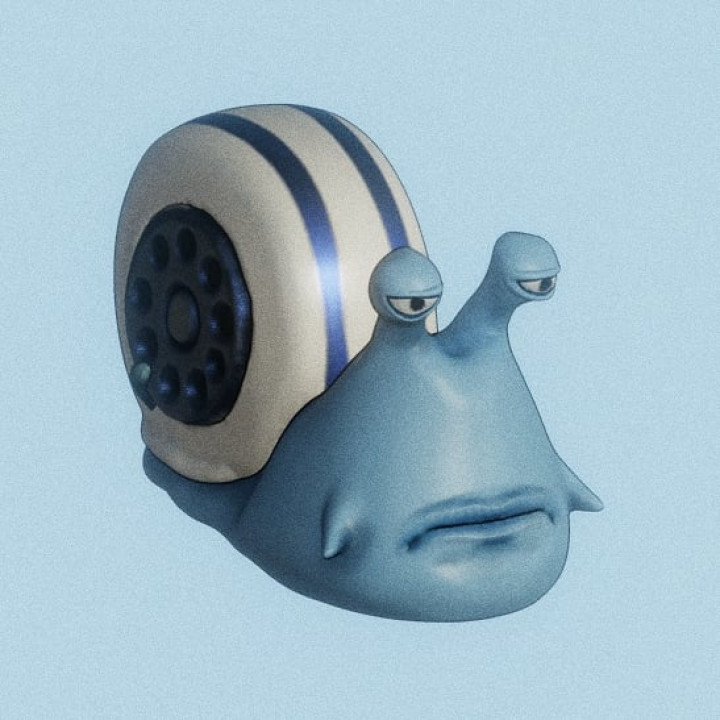 3D Printable denden mushi -One Piece comics by sofi& ruth_3D