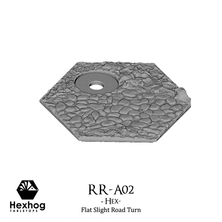 3D Printable Hexhog Tabletops: Rambling Road - Expansion Set - by ...