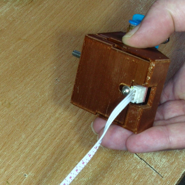 3D Printable Filament Runout Dual Gear Encoder. Dual Gear. by Billy Tail