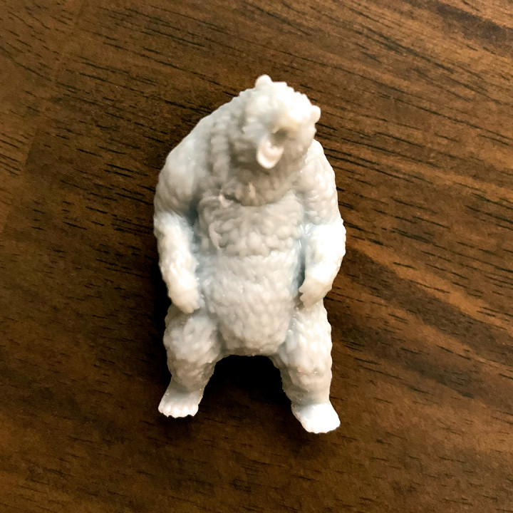 3D Printable Bear Animal Companion by Crit Games
