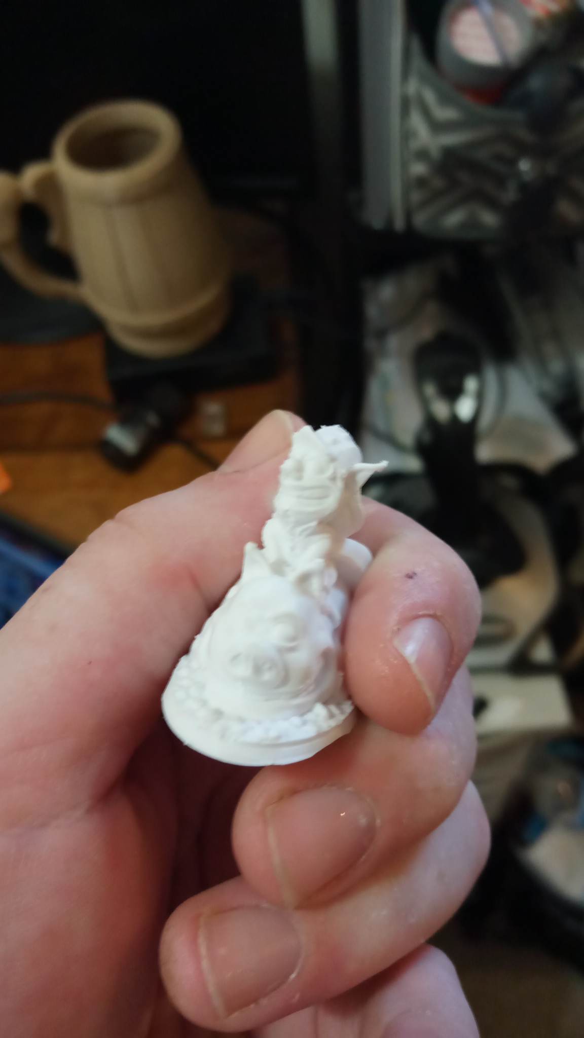 3D Printable (Free) Goblin Pig Rider by Leonardo Escovar