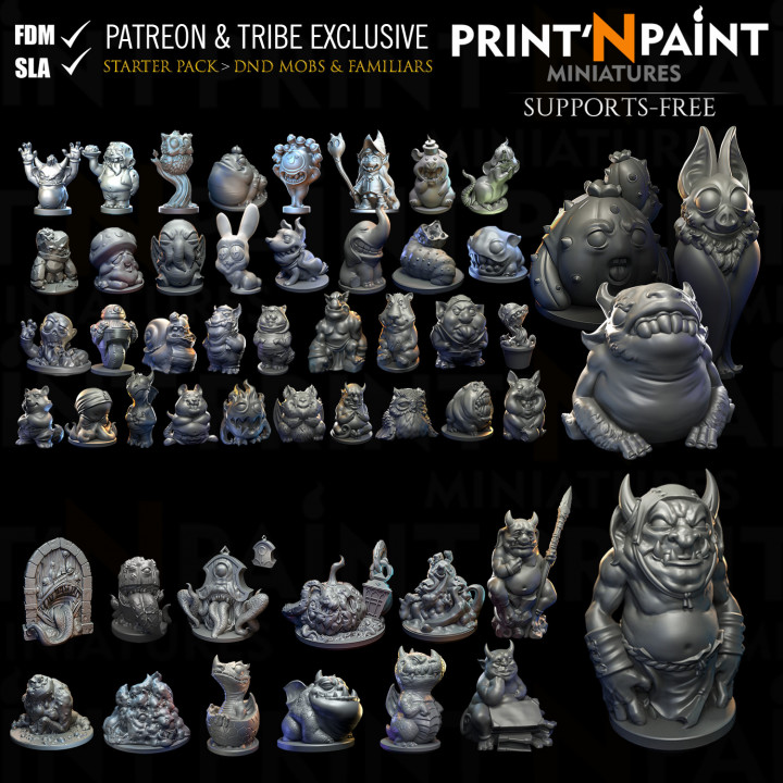 3D Printable (Free) Goblin Pig Rider by Leonardo Escovar