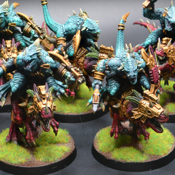 3D Print of Saurians - Army Bundle #1 by jonathanwright5