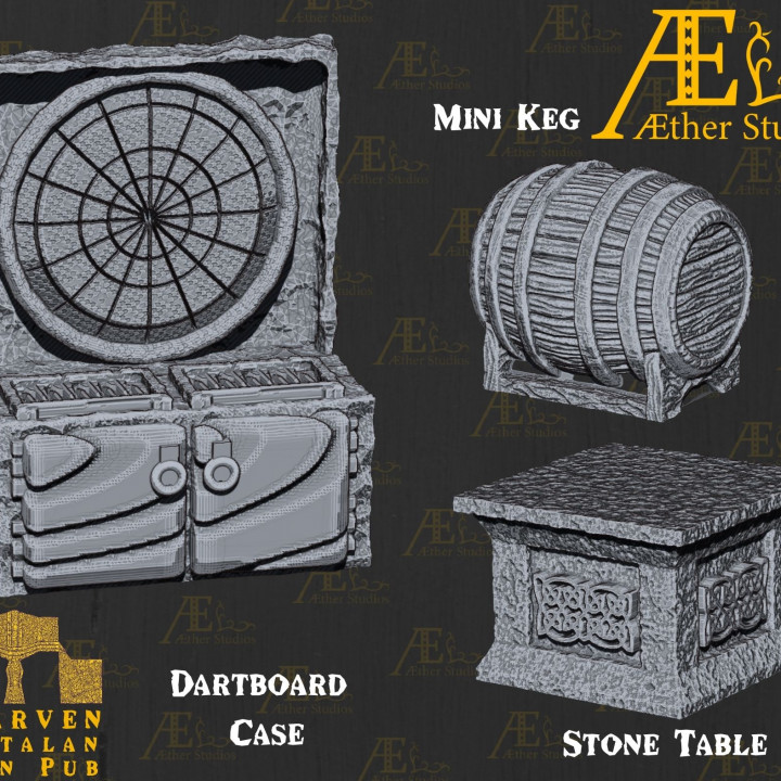 3D Printable AEDWRF09 - Dwarven Kingdom Clan Tartalan’s Pub by Aether ...