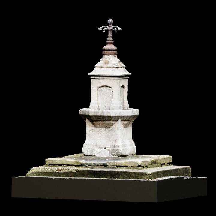 3D Printable Hyde Vale Stone Conduit Head by David Fletcher