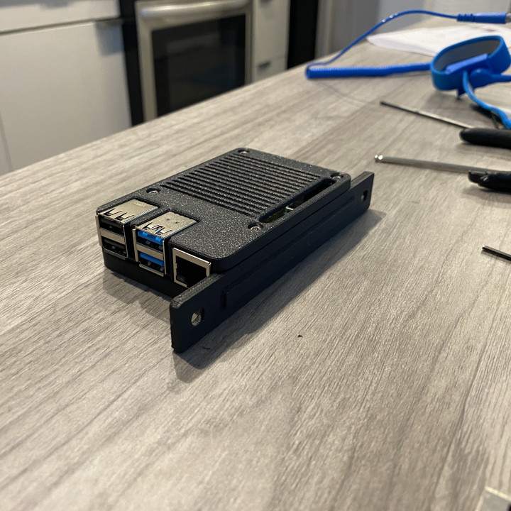 3D Printable PrusaBear Adafruit Raspberry Pi 4B Case by Brandon Beller