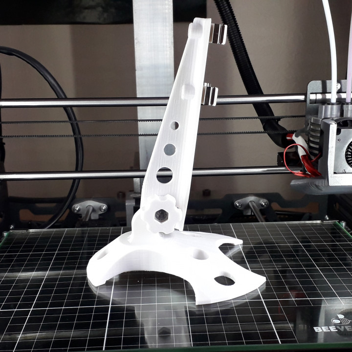 3D Printable LED strip light stand. by Chris Gaze