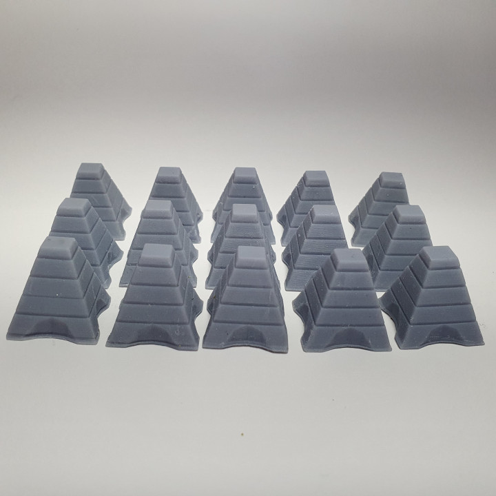 3D Printable WW2 Dragon's Teeth ANTI-TANK by Mr Zac Maidment