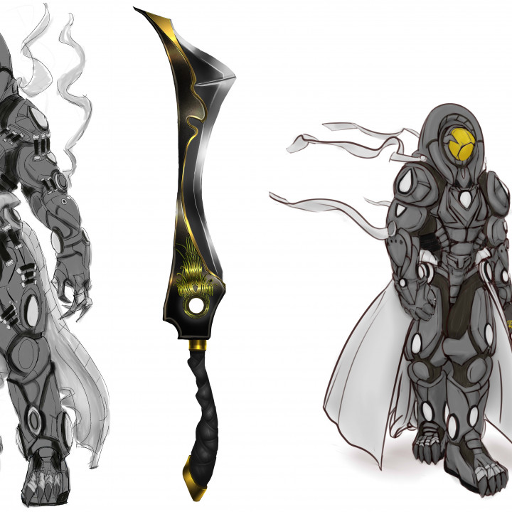 3D Printable Minerva Power Armor (Display Model) by Studio Sol Union