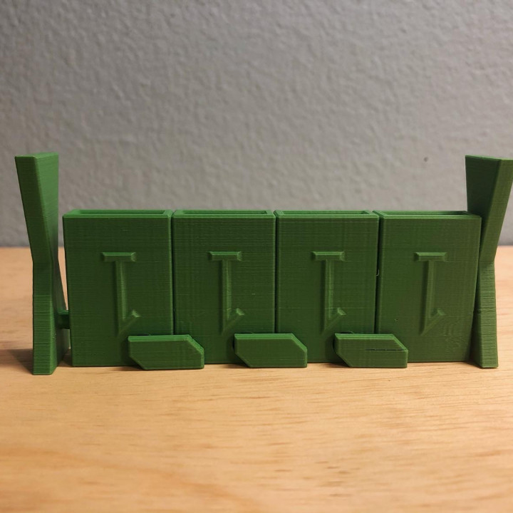 3D Printable Binary Counter by Jacob Surovsky