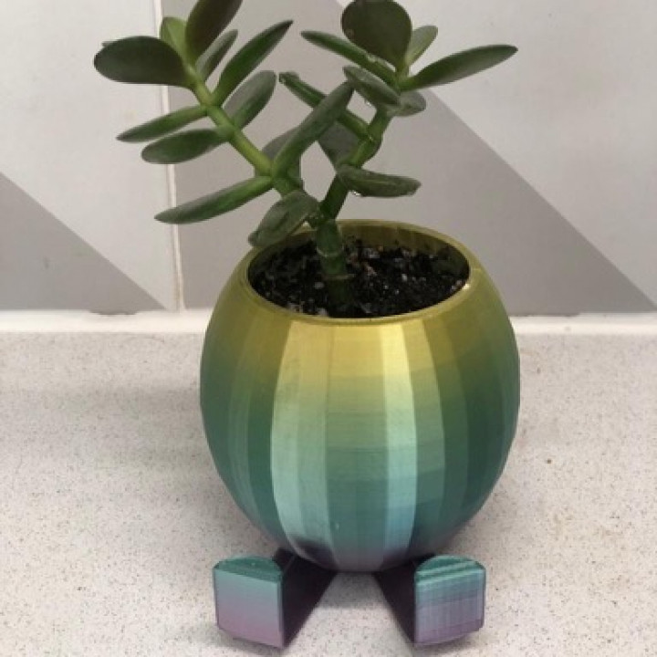 3D Printable Flower pot by Kirin