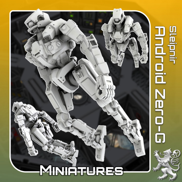 3D Printable Sleipnir Android Zero-G by 2nd Dynasty