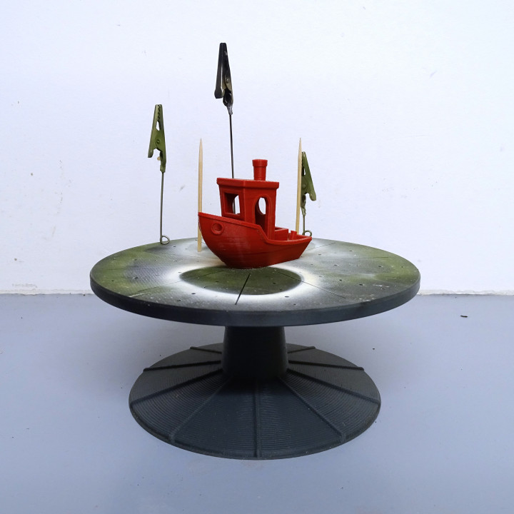 3D Printable Painting stand (turntable) by Wout Dejongh