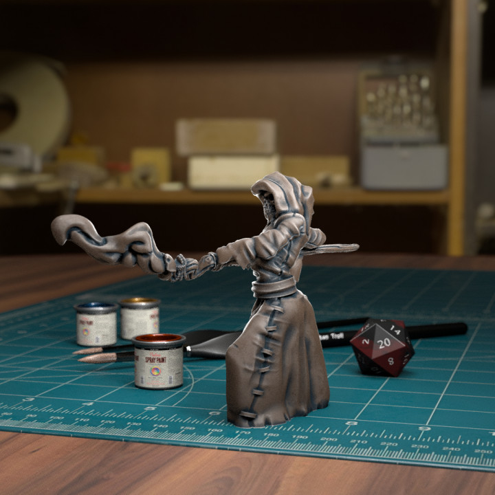 3D Printable Skeleton Mage with Staff [Pre-Supported] by TytanTroll ...