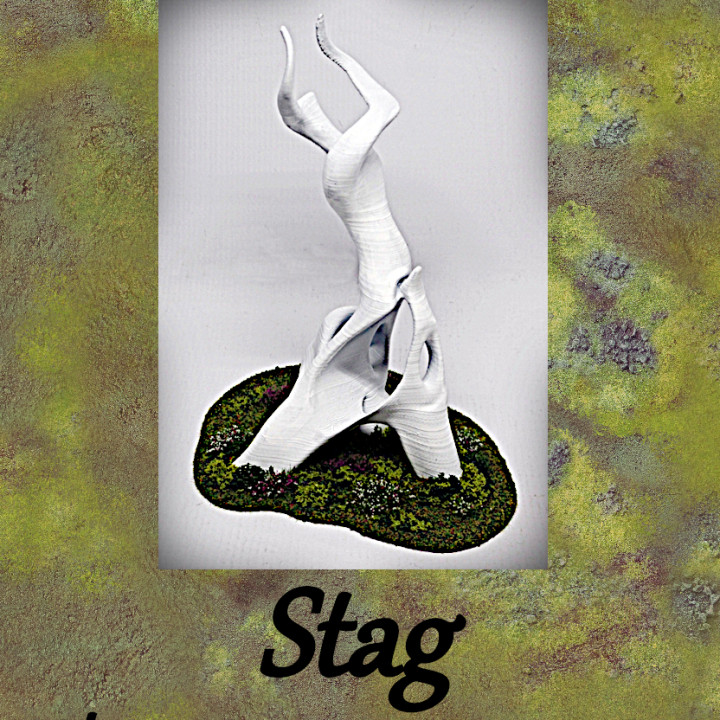 3D Printable Stag: Ghost Stones Terrain Set by Terrainify