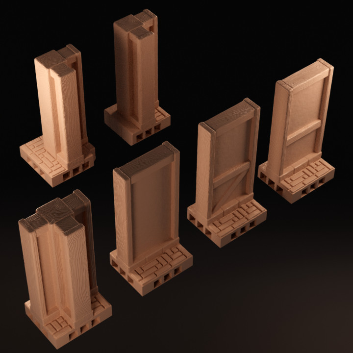 3D Printable Tavern Building Tiles - Ground Floor - OpenLOCK Modular ...