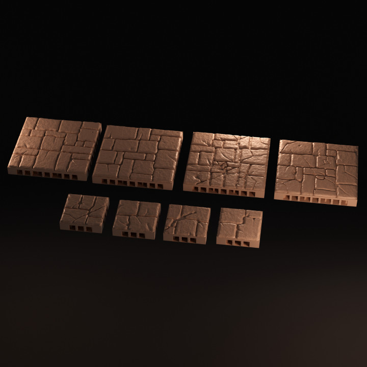 3D Printable Dungeon Building Tiles - OpenLOCK Modular Terrain by ...