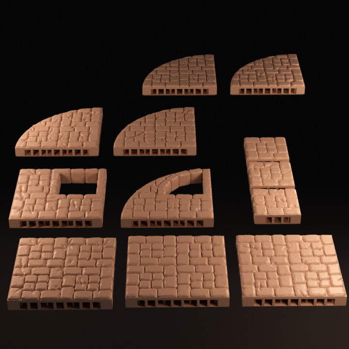 3D Printable Towers and Castles Building Tiles - OpenLOCK Modular ...