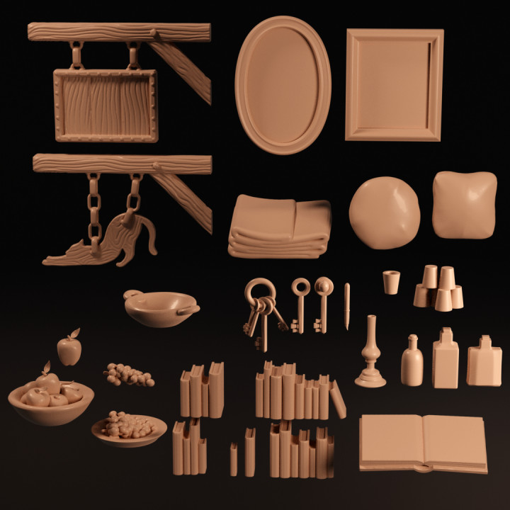 3D Printable Inn Objects and Props by Making Tlon