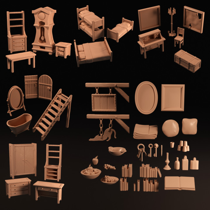 3D Printable Inn Objects and Props by Making Tlon