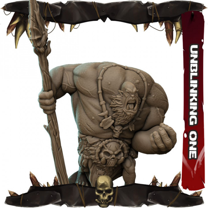 3D Printable Unblinking One by RocketPigGames