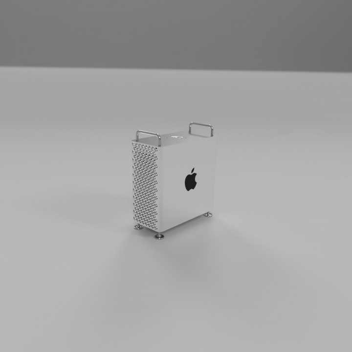3D Printable Mac Pro Replica Case by Jack Richardson