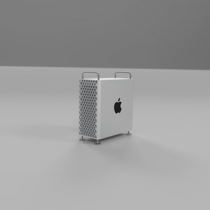 3D Printable Mac Pro Replica Case by Jack Richardson