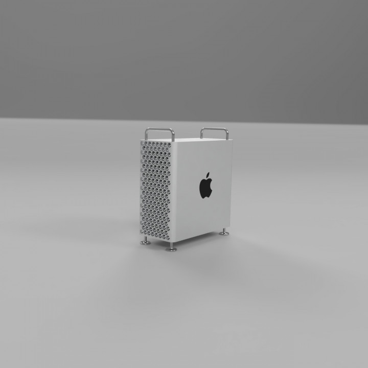 3D Printable Mac Pro Replica Case by Jack Richardson