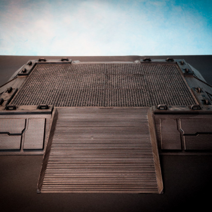 3D Printable Modular Platform - Ramp and grids - Modules by Fr3D ...