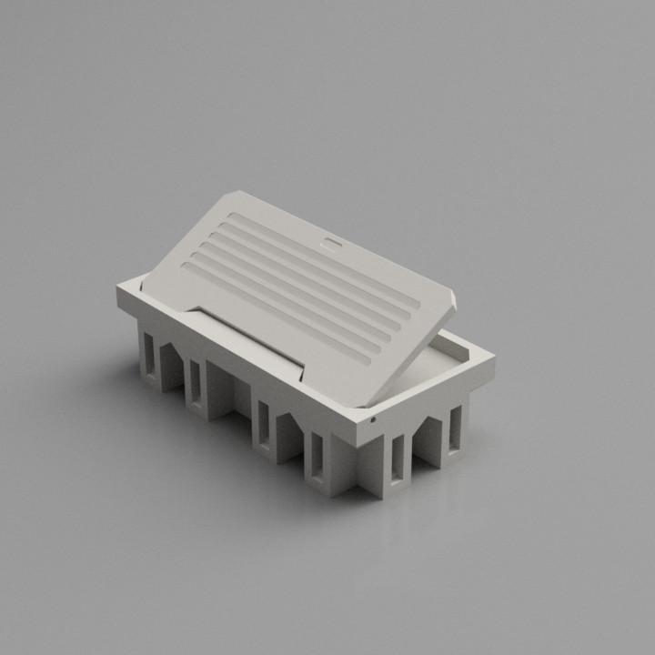 3D Printable Modular Platform - Barrier by Fr3D @ The3DPrinting