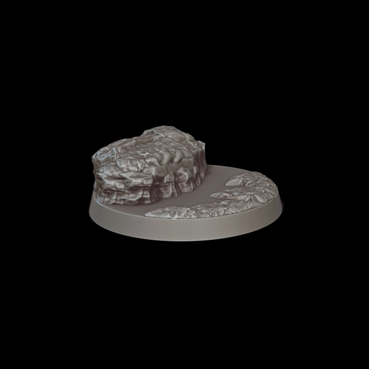 3D Printable Rock River Base by Admiral Apocalypse