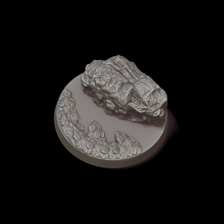 3D Printable Rock River Base by Admiral Apocalypse