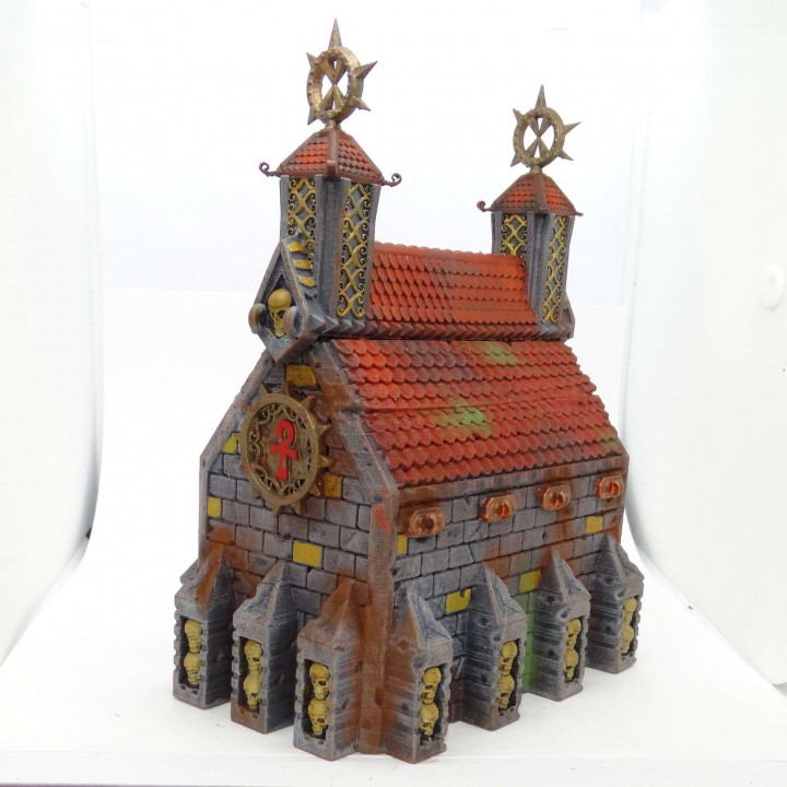 3D Printable Crypt/Church two designs with accessories by Lex Addams