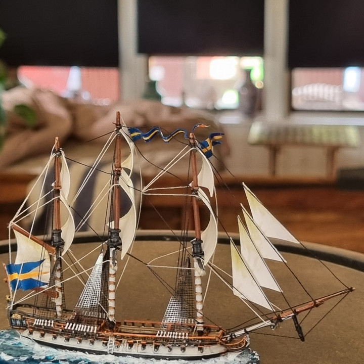 3D Printable SE Venus Bellona-class Frigate (40 guns), 1783-1807 AOA-SE ...