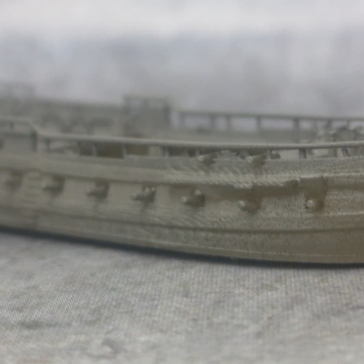 3D Printable DK Danish 5th rate Pærlen (38 guns), 1804-46 AOA-DK-2 by ...