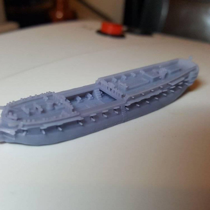 3D Printable French Frigate "Hermione" (32 guns) AOA-FR-9 by Turner ...
