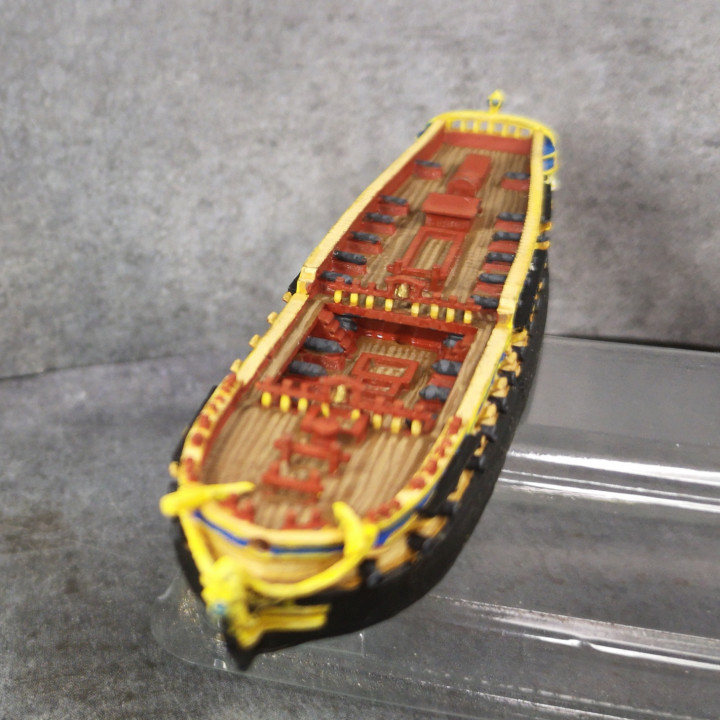 3D Printable French Frigate "Hermione" (32 guns) AOA-FR-9 by Turner ...