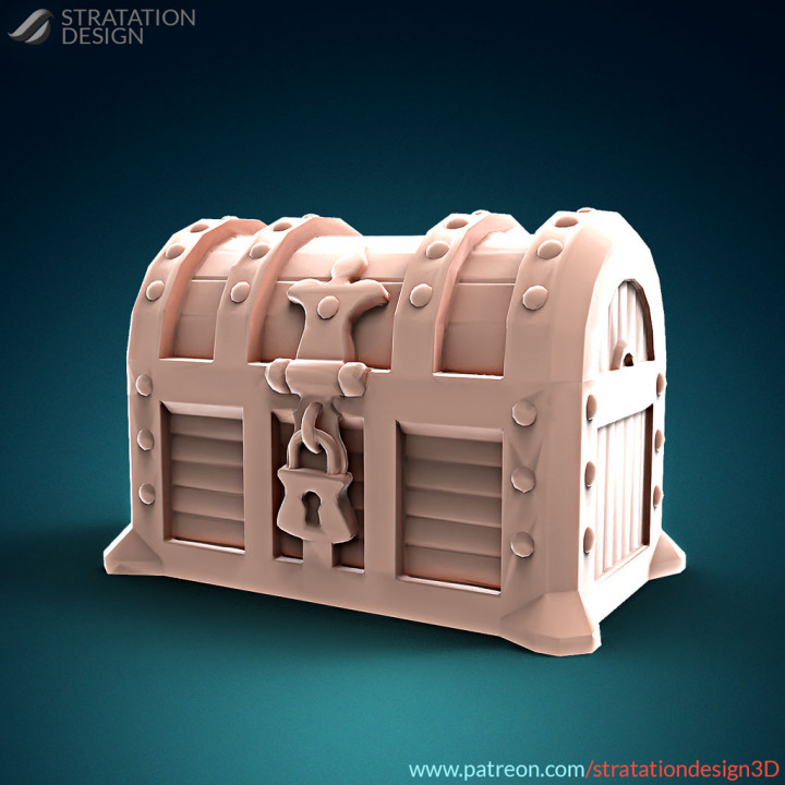3D Printable Small Chest by Stratation Design
