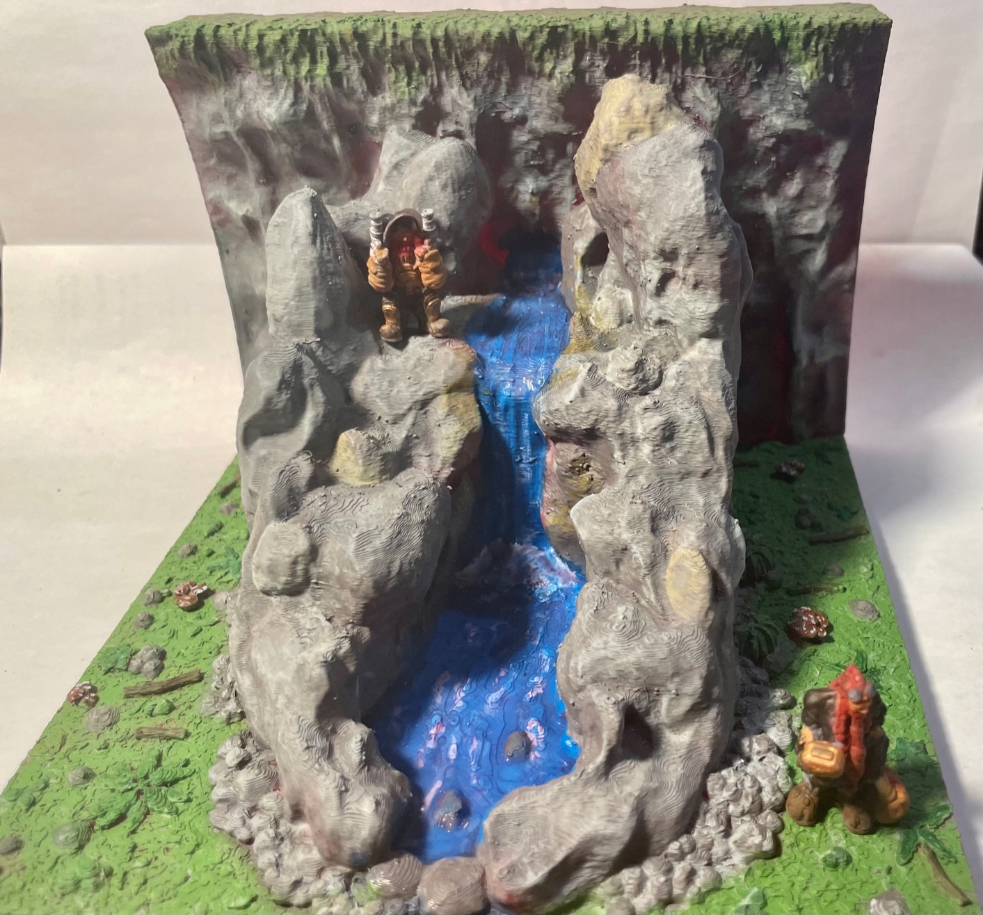 3D Printable AEPCEF11 - Peaceful Waterfall by Aether Studios