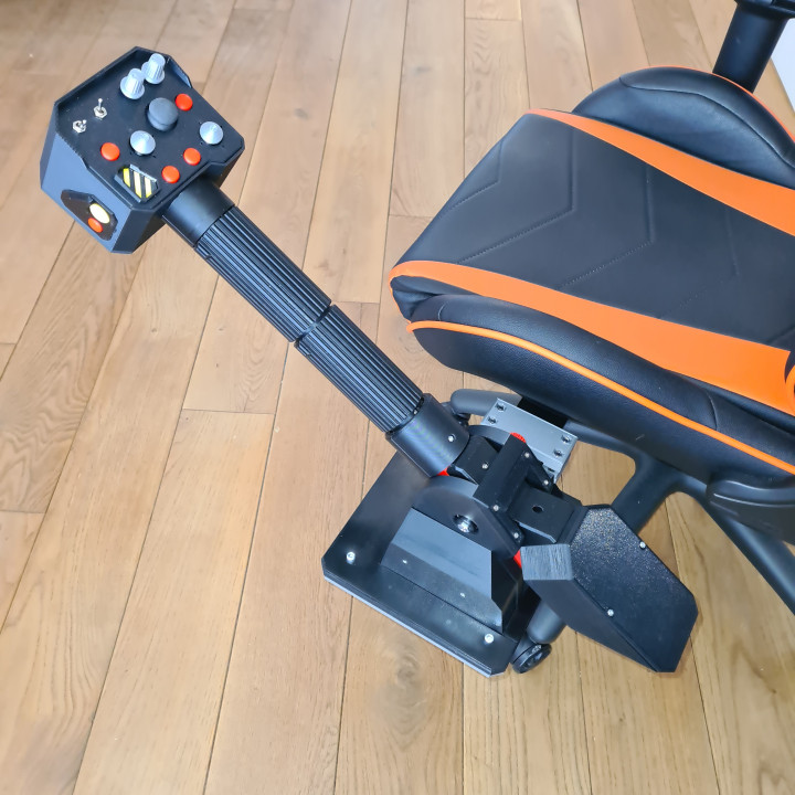 3D printed Flight and Space Simulator controllers Campaign - MyMiniFactory