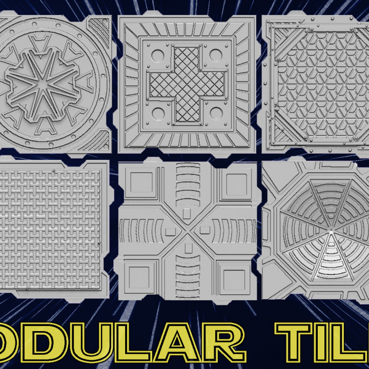 3D Printable Sci fi terrain Bundle by Crosslances