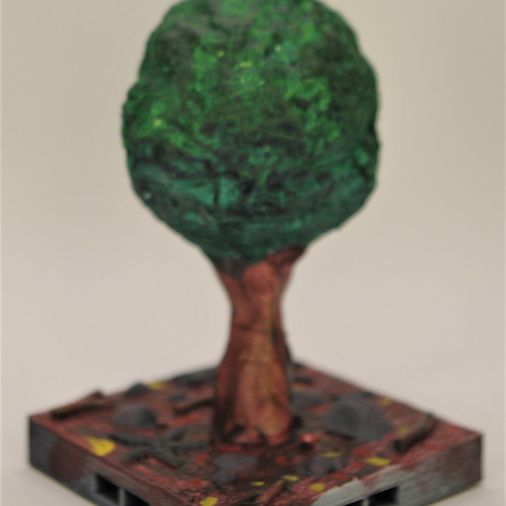 3D Printable AEPCEF03 - Peaceful Trees by Aether Studios
