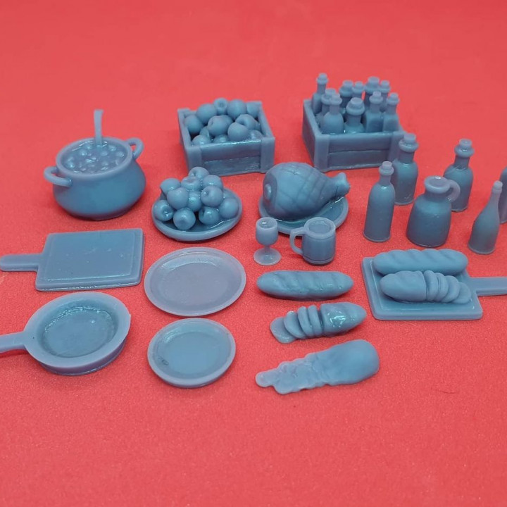 3D Printable Tavern Scatter - Tabletop Props (Pre-Supported) by YKS ...