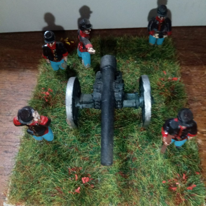 3D Printable 30lb Parrott Gun by Turner Miniatures